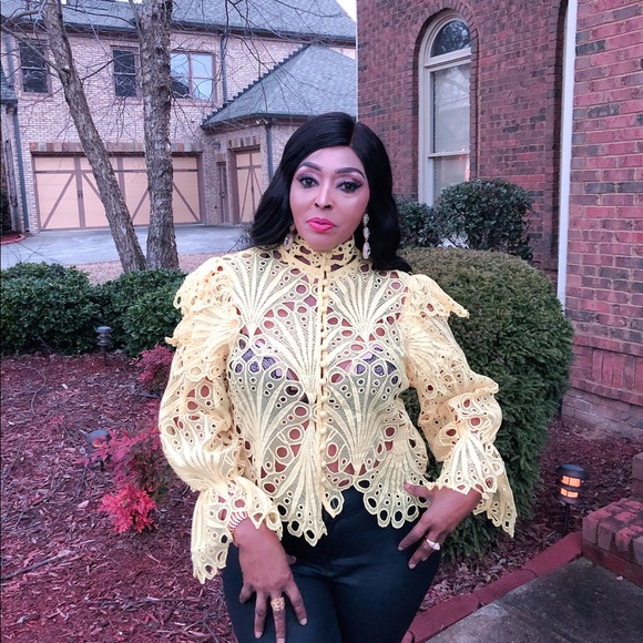 N by Nancy | Tops | N By Nancy Crochet Lace Blouse | Poshmark